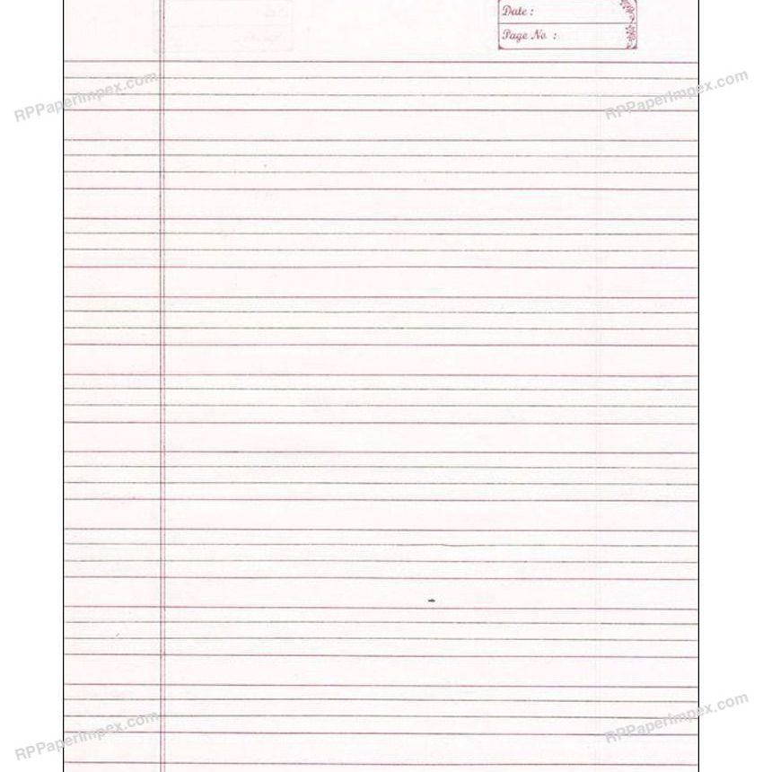 Ruled Paper - Notebook Paper Manufacturer | Supplier | Exporter | Traders